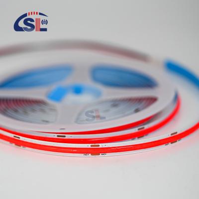 China Astounding 24v COB 320Ds 8mm Ra 85 Red LED Light Strip with 50000 Hour Working Lifetime for sale