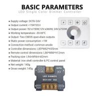 China Wireless RF Touch Panel LED Light Controller for Monochrome Two-Color and RGB Lights for sale