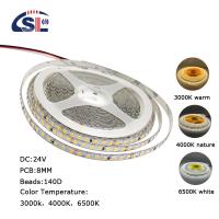 China Customize LED Chip 24V 140LEDs/M 12W/M Smd 2835 LED Strip Light for Indoor Decoration for sale