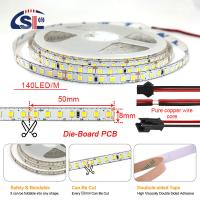 China Customize LED Chip 24V 140LEDs/M 12W/M Smd 2835 LED Strip Light for Indoor Decoration for sale