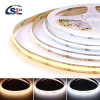 China Flexible Ribbon 576 LEDs/m 12V 24V DC 2 Wire CCT COB Strip Light for Lighting Projects for sale