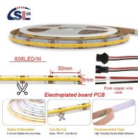 China Flexible Ribbon 576 LEDs/m 12V 24V DC 2 Wire CCT COB Strip Light for Lighting Projects for sale