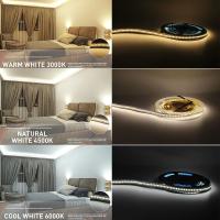 China Electroplate LED Strip Light SMD 2835 240leds/m 10MM 3000K 4500K 6000K 10000K 15W 20W DC12V/24V for sale