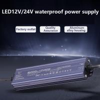 China Ultra Thin 12V/24V 2.5A -25A 60w 100w 200w 300w 400w IP68 Waterproof Power Transformer for sale