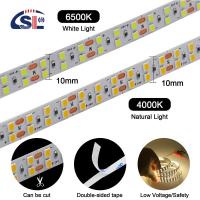 China 120 Leds Double Row LED Strip for Hotel Bathroom Mirror 12V 5MM 2835 Mirror Warm White for sale