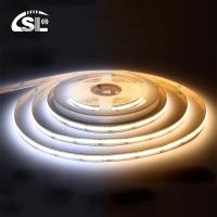 China Energy-saving 608 LEDs FOB COB Flexible Led Strip Light with DC 12V 24V Input Voltage for sale