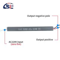 China 24V Small Slender Strip Switching Power Supply for Driving Power and Constant Voltage for sale