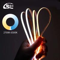 China 22lm/w Electroplate COB 320Ds 8mm Ra 80 3000K LED Light Strip for Residential Purpose for sale