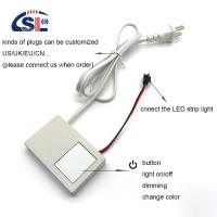 China 73*47*13mm Smart Bathroom Mirror Touch Switch with DC12V Output Voltage and LED Light for sale
