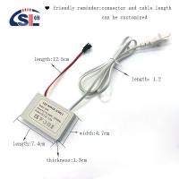 China 73*47*13mm Smart Bathroom Mirror Touch Switch with DC12V Output Voltage and LED Light for sale