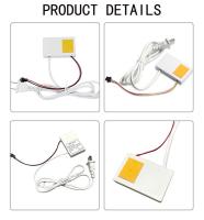 China 73*47*13mm Smart Bathroom Mirror Touch Switch with DC12V Output Voltage and LED Light for sale