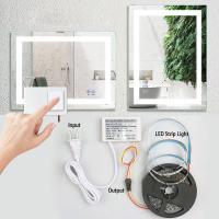 China AC220V 1A 12W Smart Mirror Touch Sensor Dimmer Controller Switch for Bathroom Hotel Salon for sale