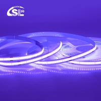 China Experience the Magic of 24VDC Electroplate COB 320Ds 8mm Ra 85 Purple LED Light Strip for sale