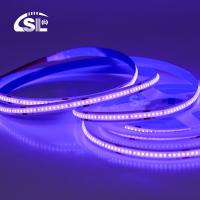 China Experience the Magic of 24VDC Electroplate COB 320Ds 8mm Ra 85 Purple LED Light Strip for sale