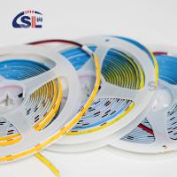 China Electroplate COB 24v COB 320Ds 8mm Ra 85 Green LED Light Strip -20 - 45℃ for sale