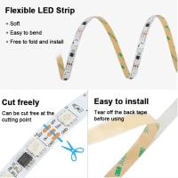 China Smart Multi Color 5m 10m 12v 5050 Rgb Led Pixel Strip Lights for Residential Lighting for sale
