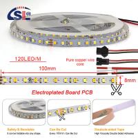 China Low Voltage 3M Dual Color LED Strip Light 3000k 6500k 120 Led 12V 24V 8W for Mirror for sale