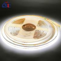 China Electroplate COB 24v COB 608Ds 8mm Ra 85 LED Light Strip 3000K-6500K Ideal for Residential for sale