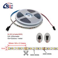 China 4000K CCT 8mm Width LED Flexible Strip Light 12V 120leds/m for Home Lighting Solution for sale