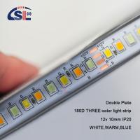 China 10mm 2835 180D Warm White Blue 12V LED Lighting Strip for Residential Mirror Bathroom Lighting for sale