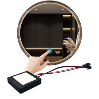 China 12V24V 5A 60W One Key Defogger One Color Selected Bathroom Mirror Touch Sensor Switch for sale