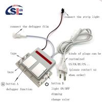China 110V 240VAC 12W24W Single/Three Color LED Mirror Touch Dimmer Sensor with 2 Keys Switch for sale