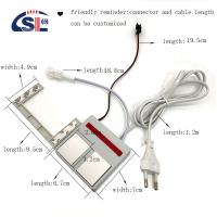 China 110V 240VAC 12W24W Single/Three Color LED Mirror Touch Dimmer Sensor with 2 Keys Switch for sale