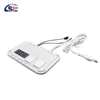 China Smart Automation Defogger 12V 5A 60W Led Mirror Touch with Time Temperature Display for sale