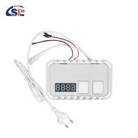 China 12V 5A 60W LED Bathroom Mirror with Smart Touch Switch and Time Temperature Display for sale