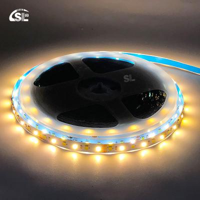 China Double Colors LED Light Strips SMD 2835 120D 8mm 1200-1600LM 2700K-6500K 35Copper Ra70 for sale