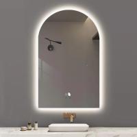 China Hotel Home Bathroom Decoration Modern Design Touch Screen Smart Mirror With LED Lights and Sensor Switch for sale