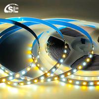 China Double Colors LED Light Strips SMD 2835 120D 8mm 1200-1600LM 2700K-6500K 35Copper Ra70 for sale