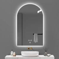 China Hotel Home Bathroom Decoration Modern Design Touch Screen Smart Mirror With LED Lights and Sensor Switch for sale