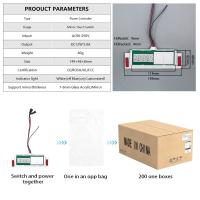 China 60W Inductive Switches LED Light Defogger with Time Temperature Display Touch Sensor Stepless Dimmer for sale