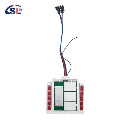 China 60W Time Temperature Display Slim DC12V 5A LED Light Mirror Touch Sensor Stepless Dimmer Switch for sale