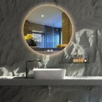 China Large Sensor Switch LED Bathroom Mirror with Touch Screen and Fog-Free Design for sale