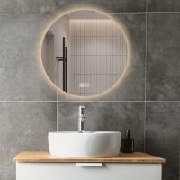 China Large Sensor Switch LED Bathroom Mirror with Touch Screen and Fog-Free Design for sale