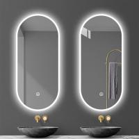 China Silver Lenses Material Touch Control Led Retail Beat-room Mirror for Home Bathroom for sale