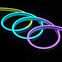 China 85 CRI Copper Material DC 24V IP65 Waterproof 16*16mm SMD 5050 RGB LED Flex Neon for sale