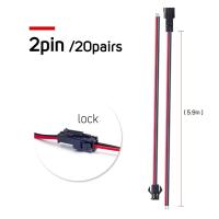 China LED Light Cable Wire with Male and Female JST SM Cable Connectors Modern Design Style for sale