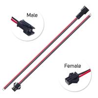 China LED Light Cable Wire with Male and Female JST SM Cable Connectors Modern Design Style for sale