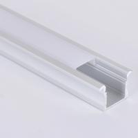 China 17x8mm Wall Mounted Flat LED Aluminum Profile for House Decoration and Kitchen Lighting for sale