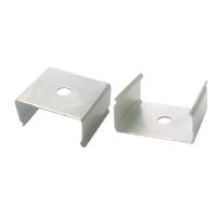 China 17x8mm Wall Mounted Flat LED Aluminum Profile for House Decoration and Kitchen Lighting for sale