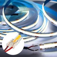 China Waterproof IP20 COB LED Strip Connectors for 8mm 10mm Strip to Strip Plastic L-Shaped for sale