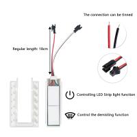 China Double Key Dimmer Defogger Touch Switch Sensor For Lighted Bathroom Mirror 12v 5A 60W Three Colors LED Smart for sale