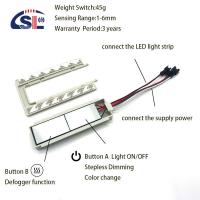 China Double Key Dimmer Defogger Touch Switch Sensor For Lighted Bathroom Mirror 12v 5A 60W Three Colors LED Smart for sale