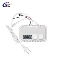 China 60W Mini Smart Mirror Touch LED Light Switch with Defogger DC12V Time and Temperature Display for sale