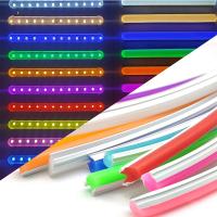 China 50000 Hours Lifespan Red Blue Red LED Neon Strip Light for Gaming Room Waterproof Flex for sale