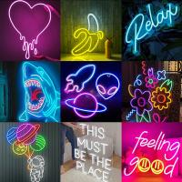 China 50000 Hours Lifespan Red Blue Red LED Neon Strip Light for Gaming Room Waterproof Flex for sale