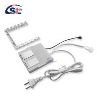 China 110V 240VAC Double keys Bathroom Led lighting Single/Three color On/Off Dimmer Touch Sensor Switch for sale